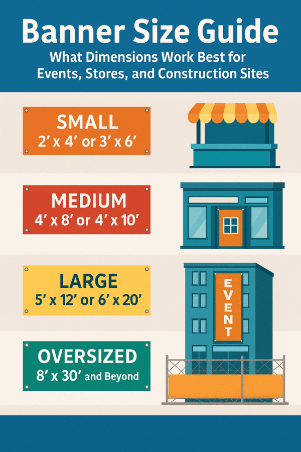 Banner Size Guide: What Dimensions Work Best for Events, Stores, and ...